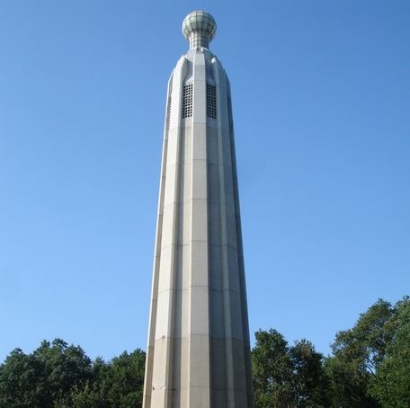 Thomas edison monument makes the switch to led bulbs