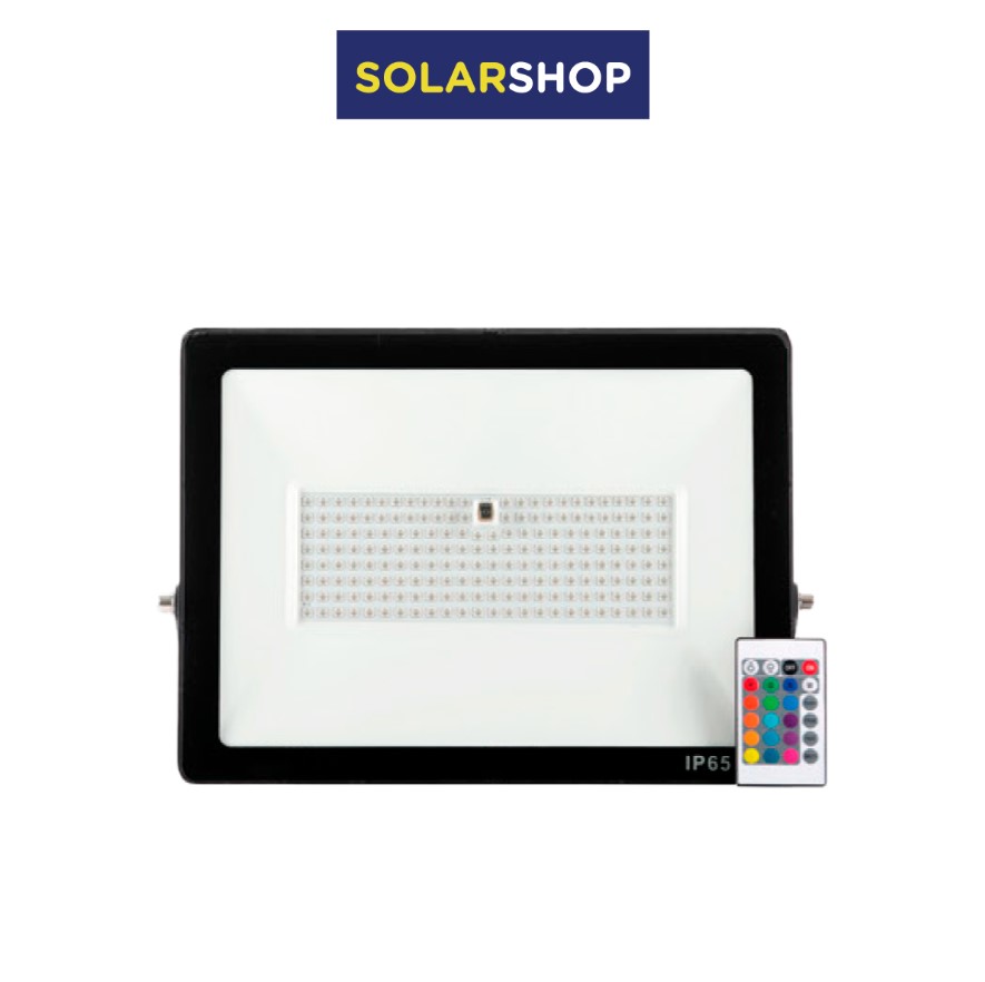 Reflector led 200w r.g.b con control